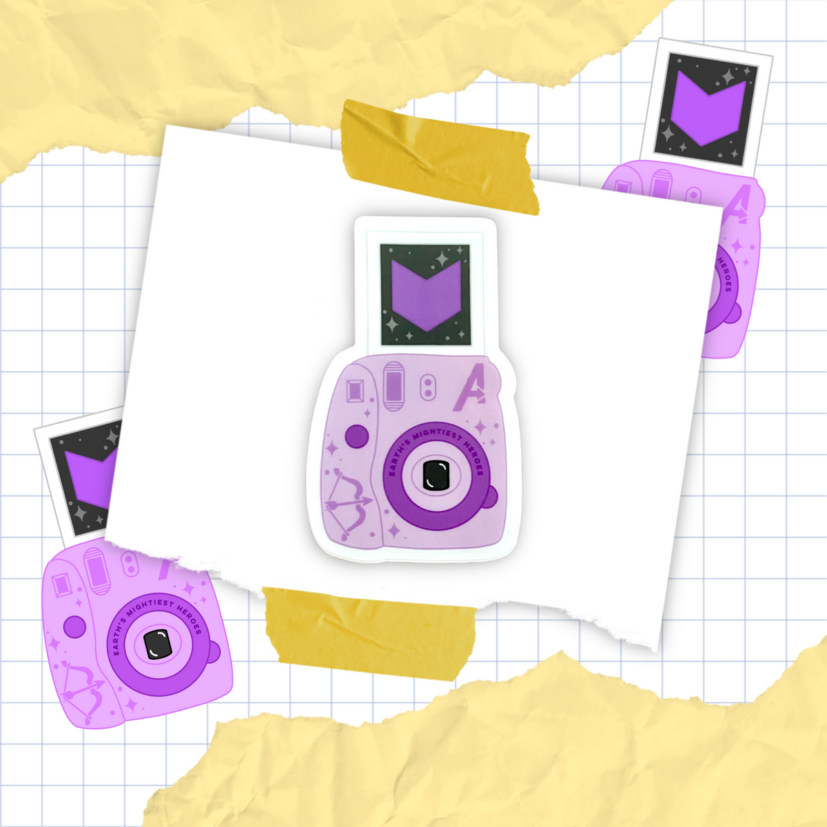 Greatest Archer Camera CLEAR Sticker – Hot Mess Express Ink