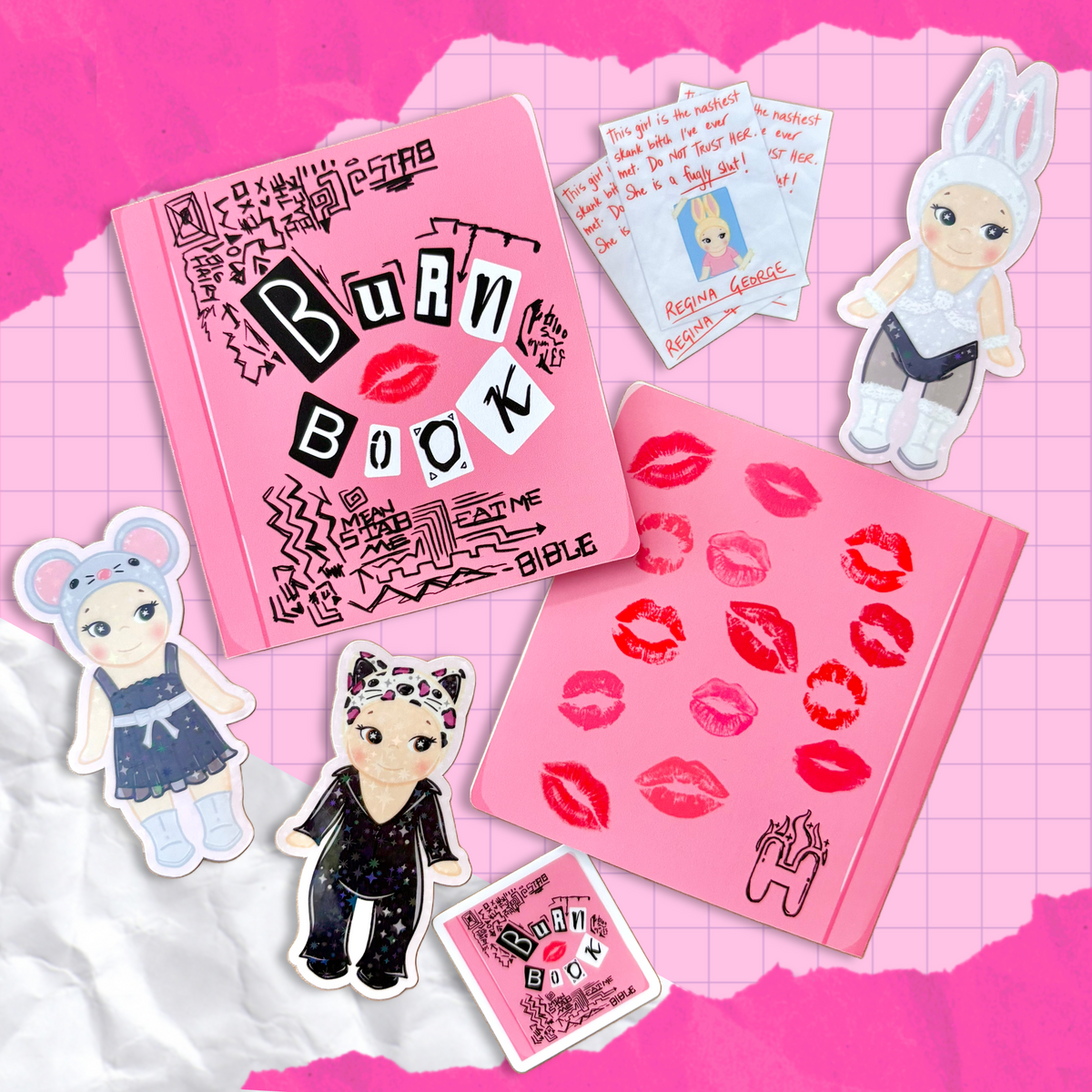 The Plastics Sticker Pack – Hot Mess Express Ink
