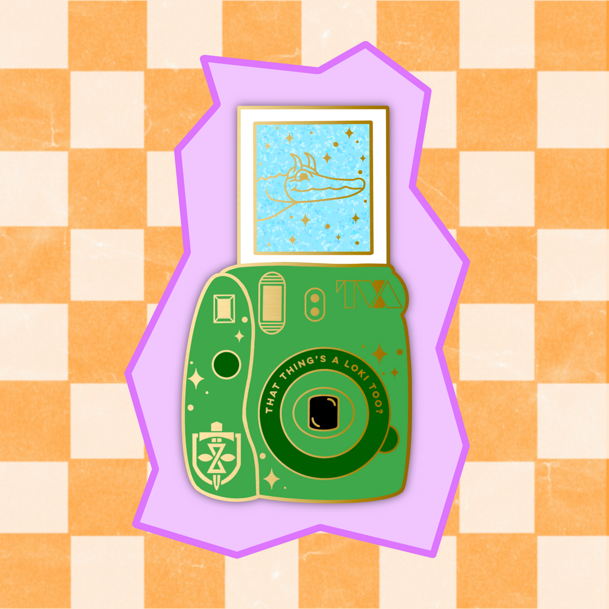 Superior Alligator Camera Pin – Hot Mess Express Ink