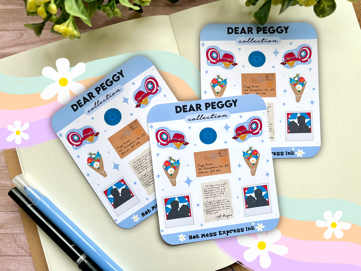 Dear Peggy Sticker Sheet – Hot Mess Express Ink